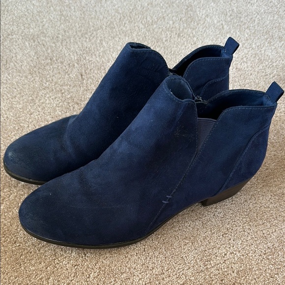 Arizona Jean Company | Shoes | Navy Suede Ankle Boots | Poshmark